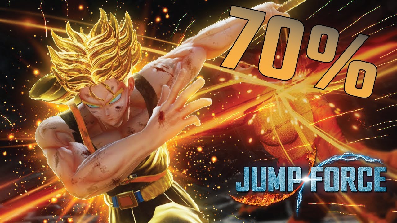 Jump Force: Trunks 70% combo - YouTube