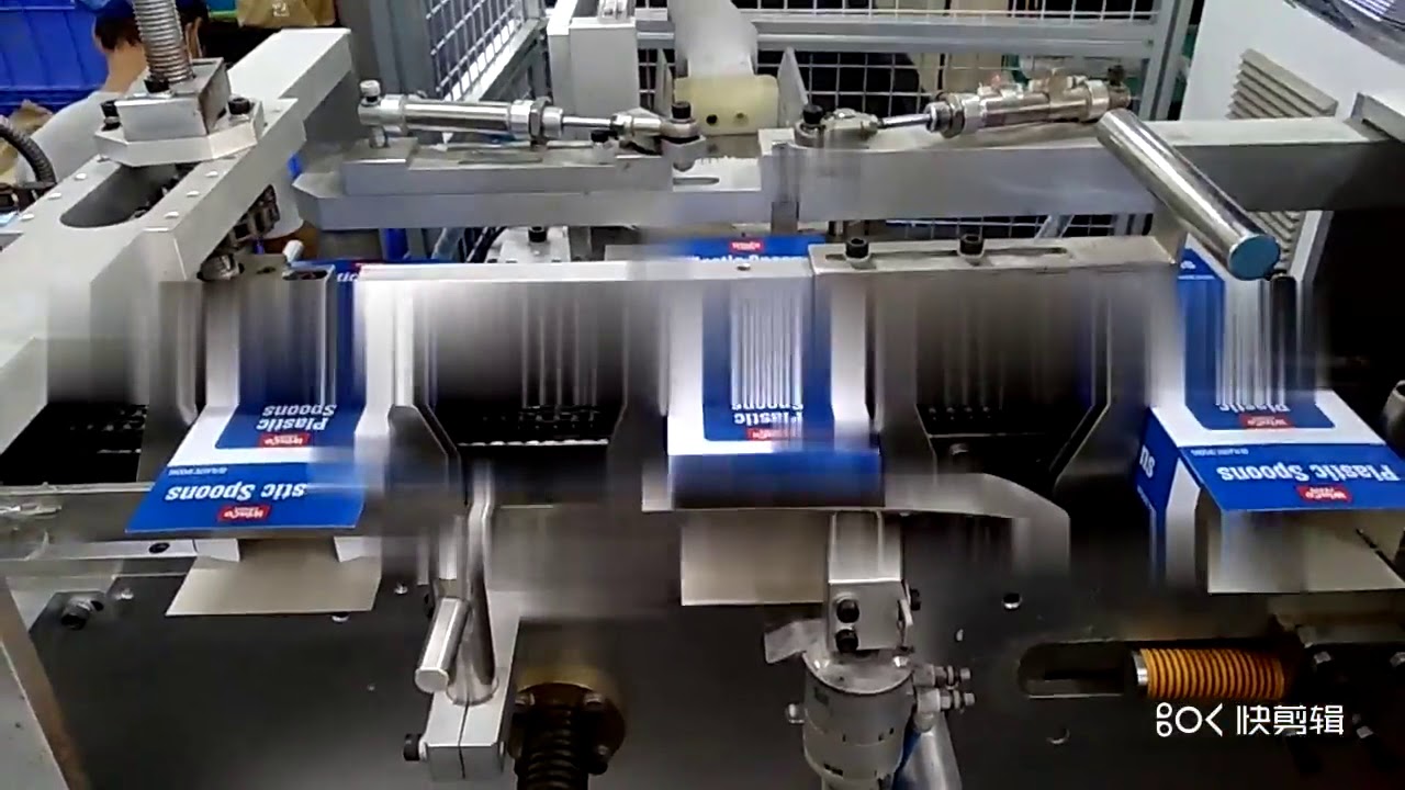 28 Cavities Spoon Auto-Packing Solution - YouTube