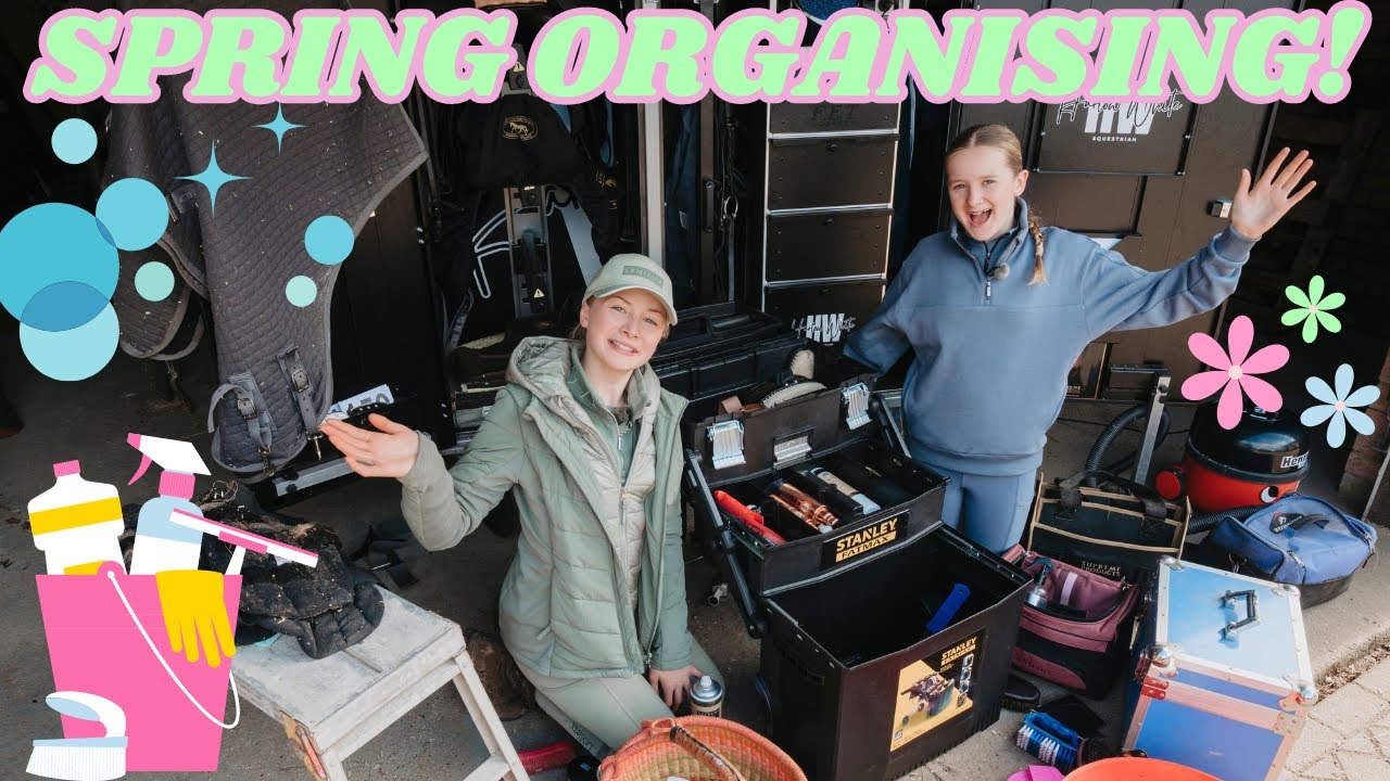 SPRING CLEAN! ORGANISING MY TACK LOCKER AND GROOMING KIT! - YouTube