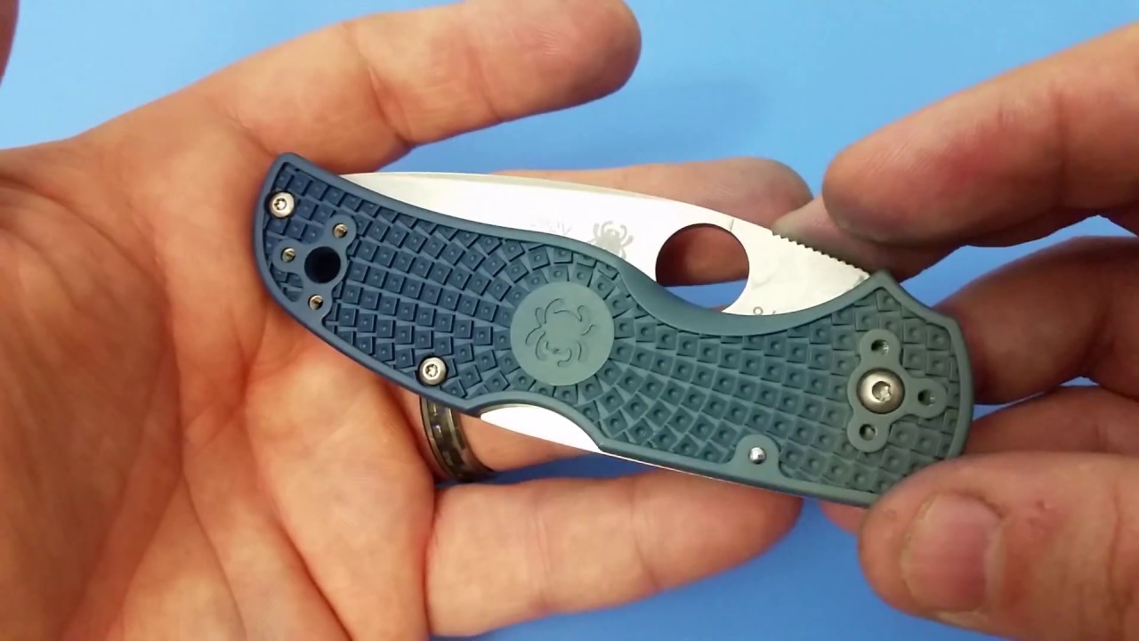 Rit Dye Fade Process on the Spyderco Native 5 Maxamet - YouTube