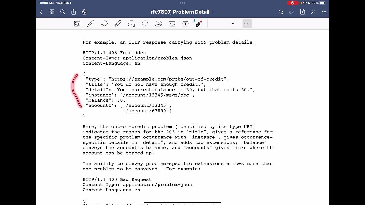 남는 시간에 RFC 읽기 RFC7807, Problem Details - YouTube