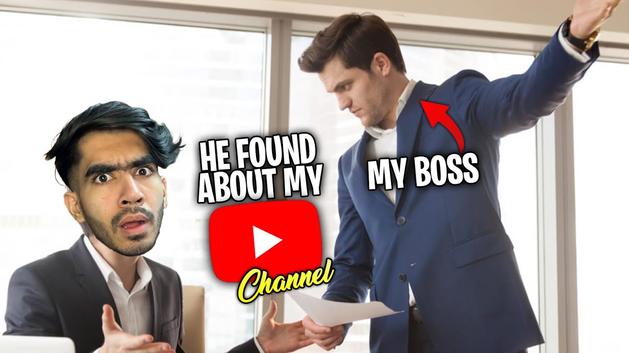 How my BOSS found my Channel 💀 - YouTube