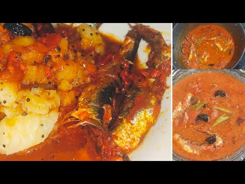 Fish Curry|Nadan Fish Curry|Spicy Sardine Curry InMalayalam|Nadan Mathi ...