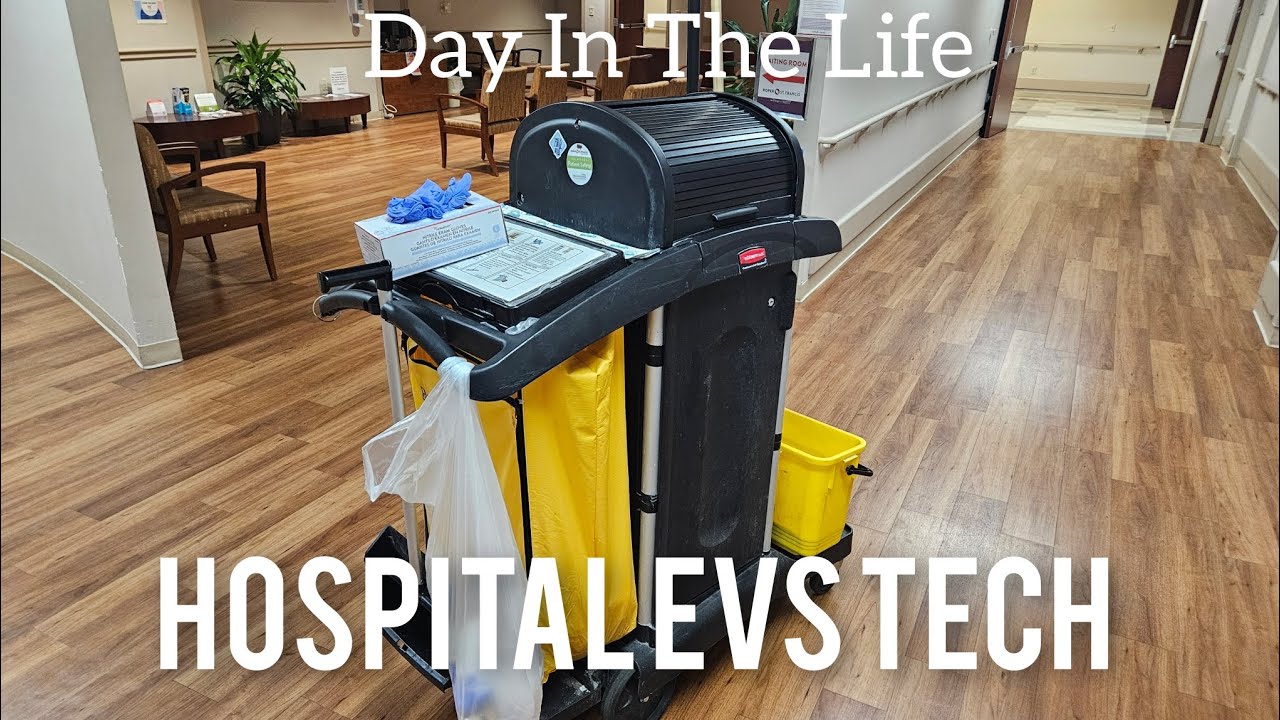 Day In The Life As A Hospital EVS Tech Part 1 - YouTube