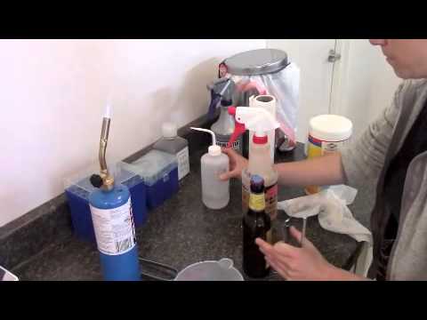 Single colony isolation of yeast from bottles - YouTube
