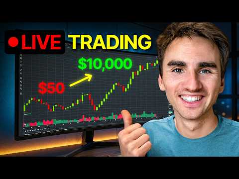 Live Day Trading: Scaling $50 → $10,000 Risk (at $1,500)