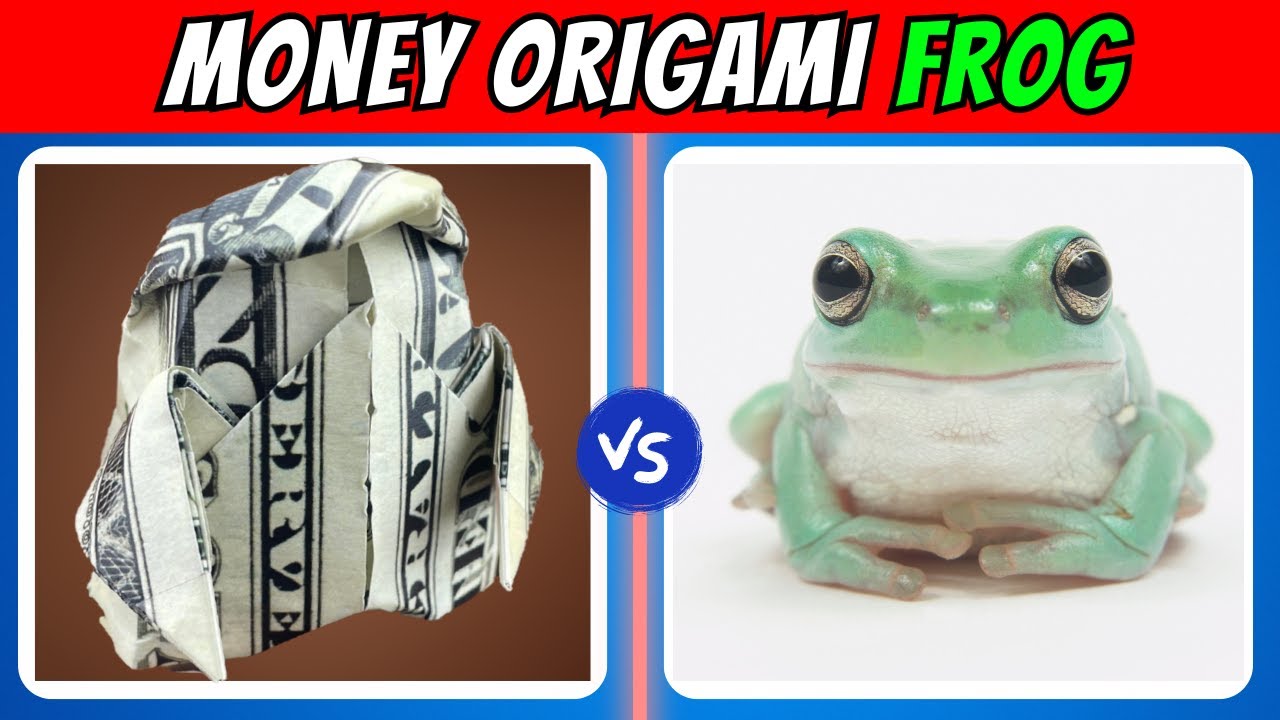 How to Fold a Money Origami Frog That Will Blow Your Mind! 🐸💸 - YouTube