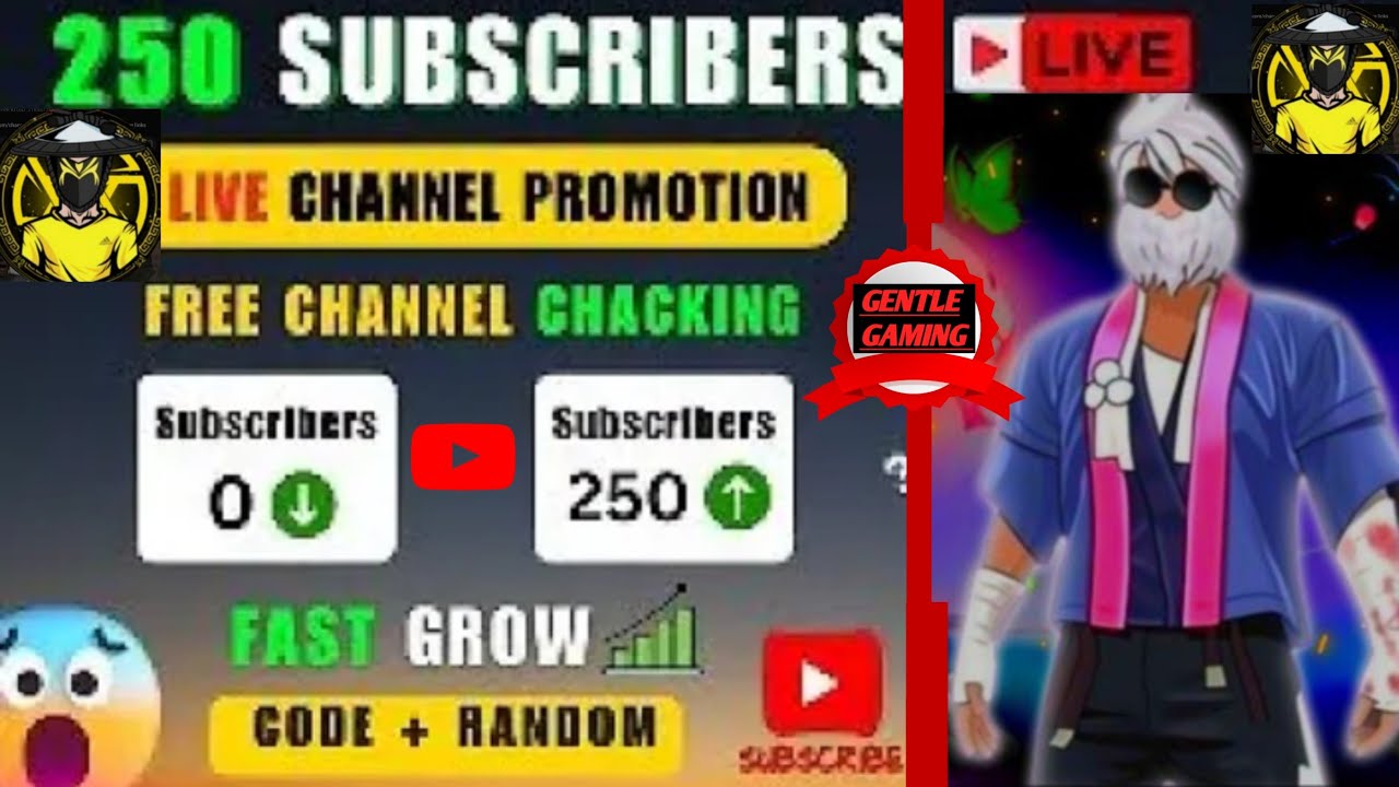 🔴Live Youtube Channel Checking and Free Promotion 📈 | Free 100 SUB 1 💯 ...