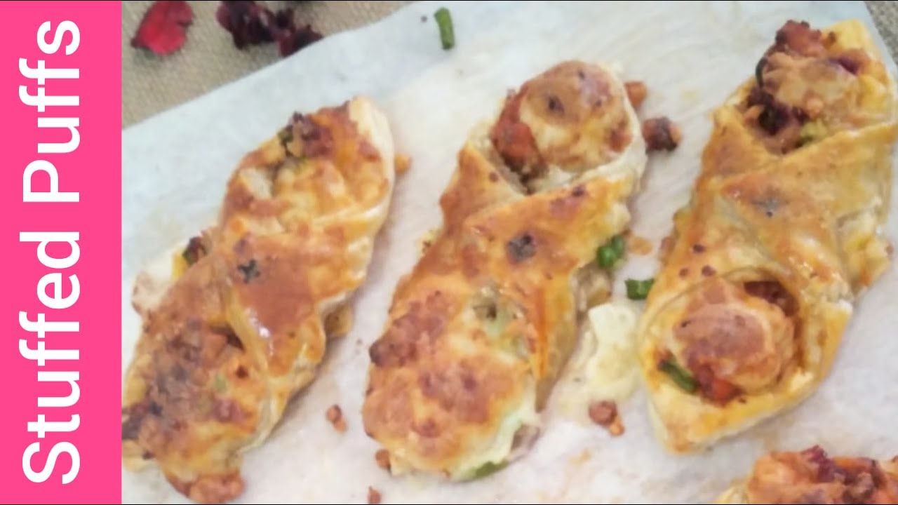 Stuffed Pizza Puffs - YouTube