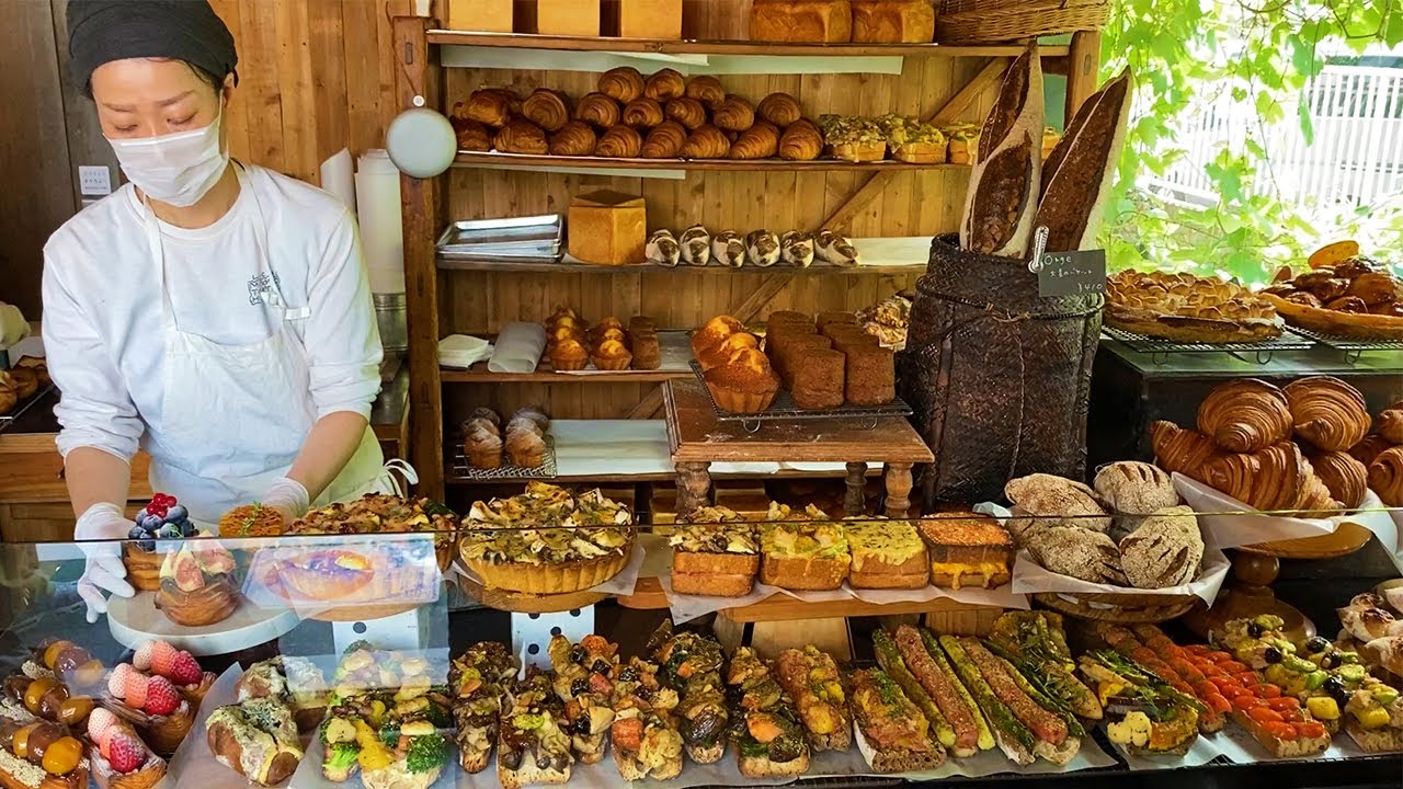 【東京・étéco bread】もっともうつくしいパン屋ができあがるまでの632秒【ASMR】A most beautiful bread display in Japanese ...