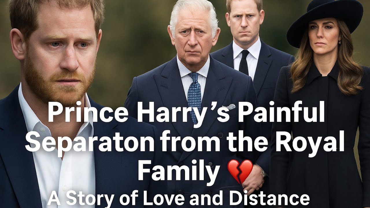 “Prince Harry’s Painful Separation from the Royal Family 💔 | A Story of ...