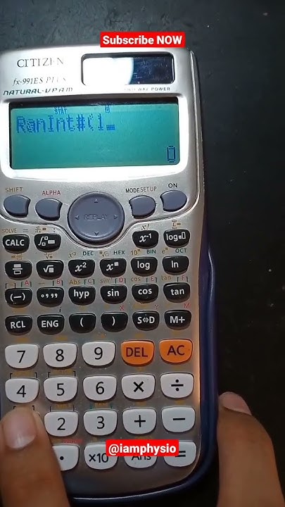 Random Number Generate from Casio Calculator #maths #viralvideo #viral - YouTube
