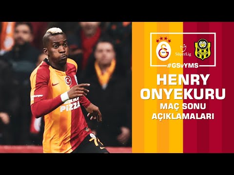 🎙 Henry Onyekuru'nun maç sonu açıklamaları #GSvYMS