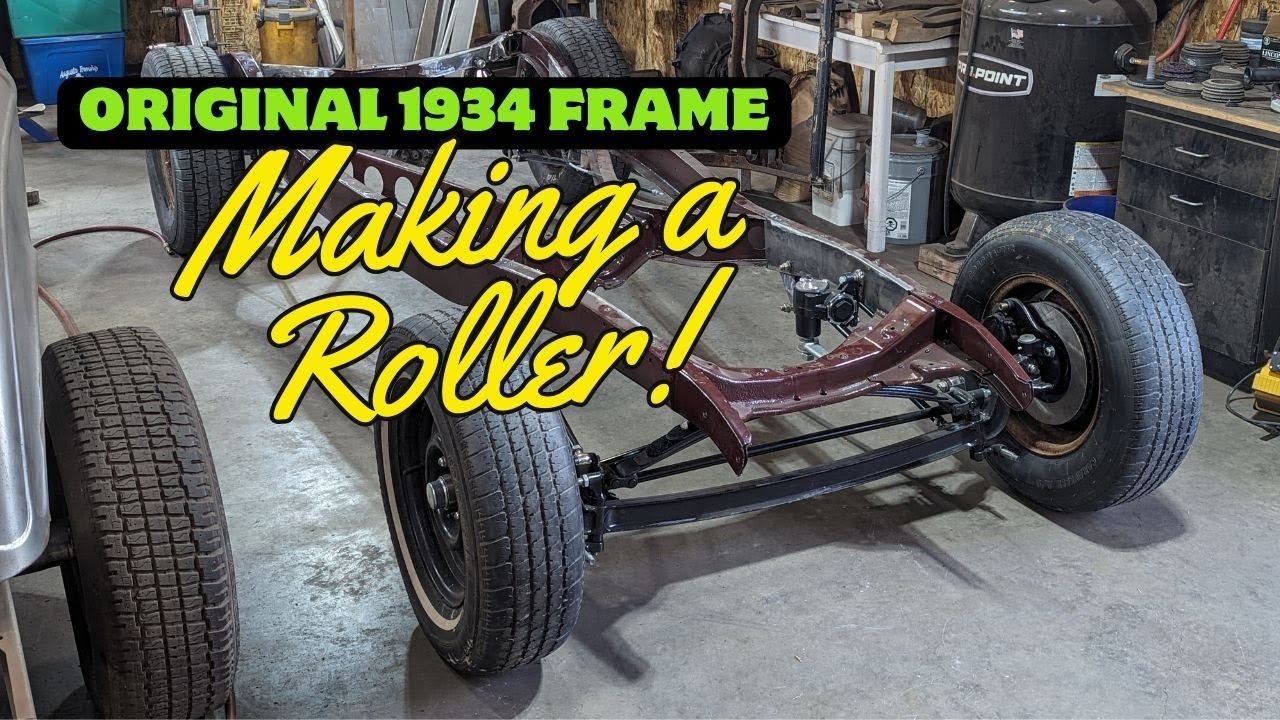 Making the 1934 Ford Chassis into a Roller Part 1 - YouTube