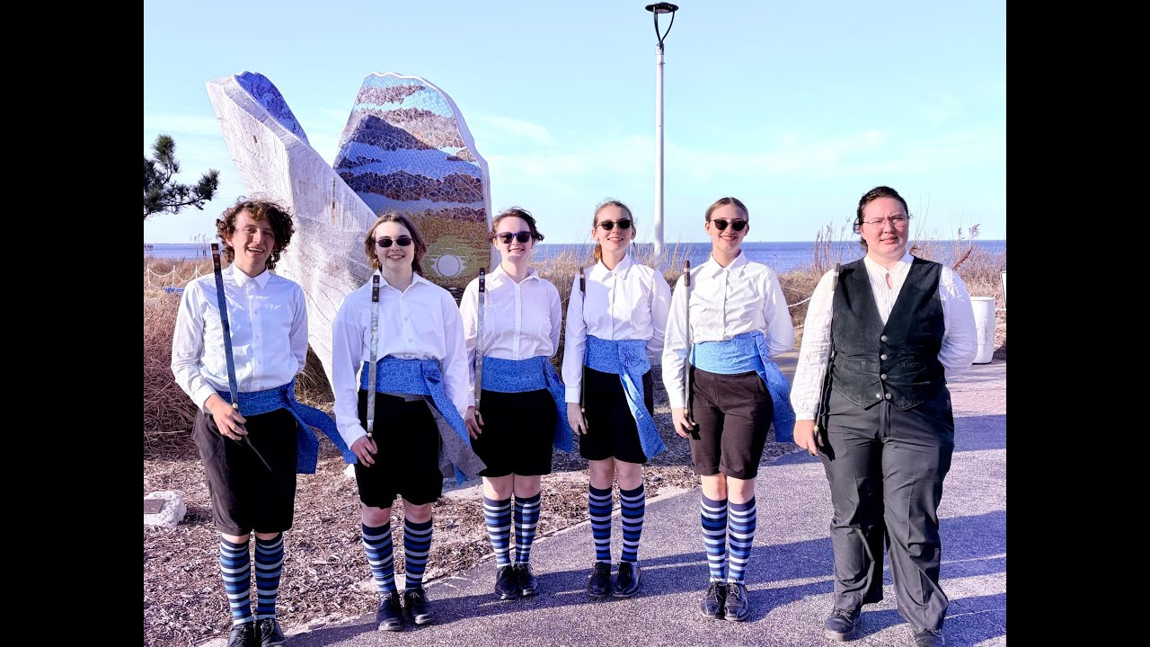 The Frigate Blades, a rapper sword dance team from Norfolk, Virginia ...
