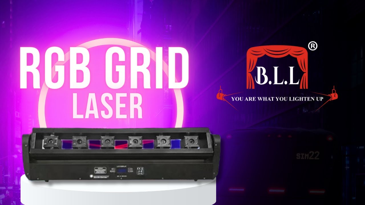 RGB GRID LASER - YouTube