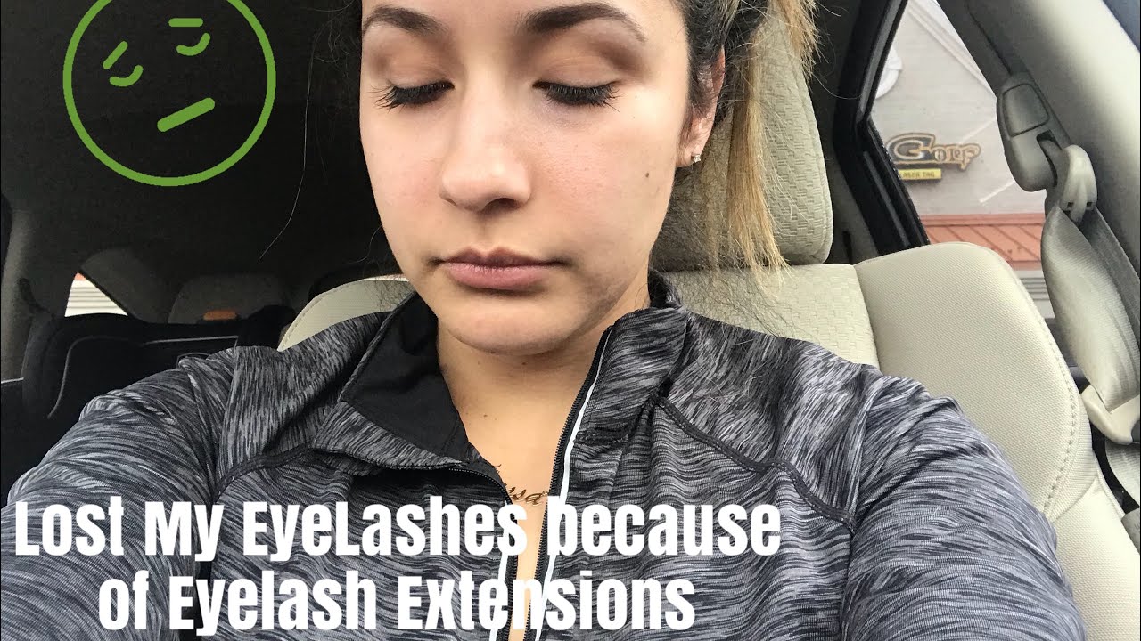 I LOST MY EYELASHES BECAUSE OF EYELASH EXTENSIONS - YouTube