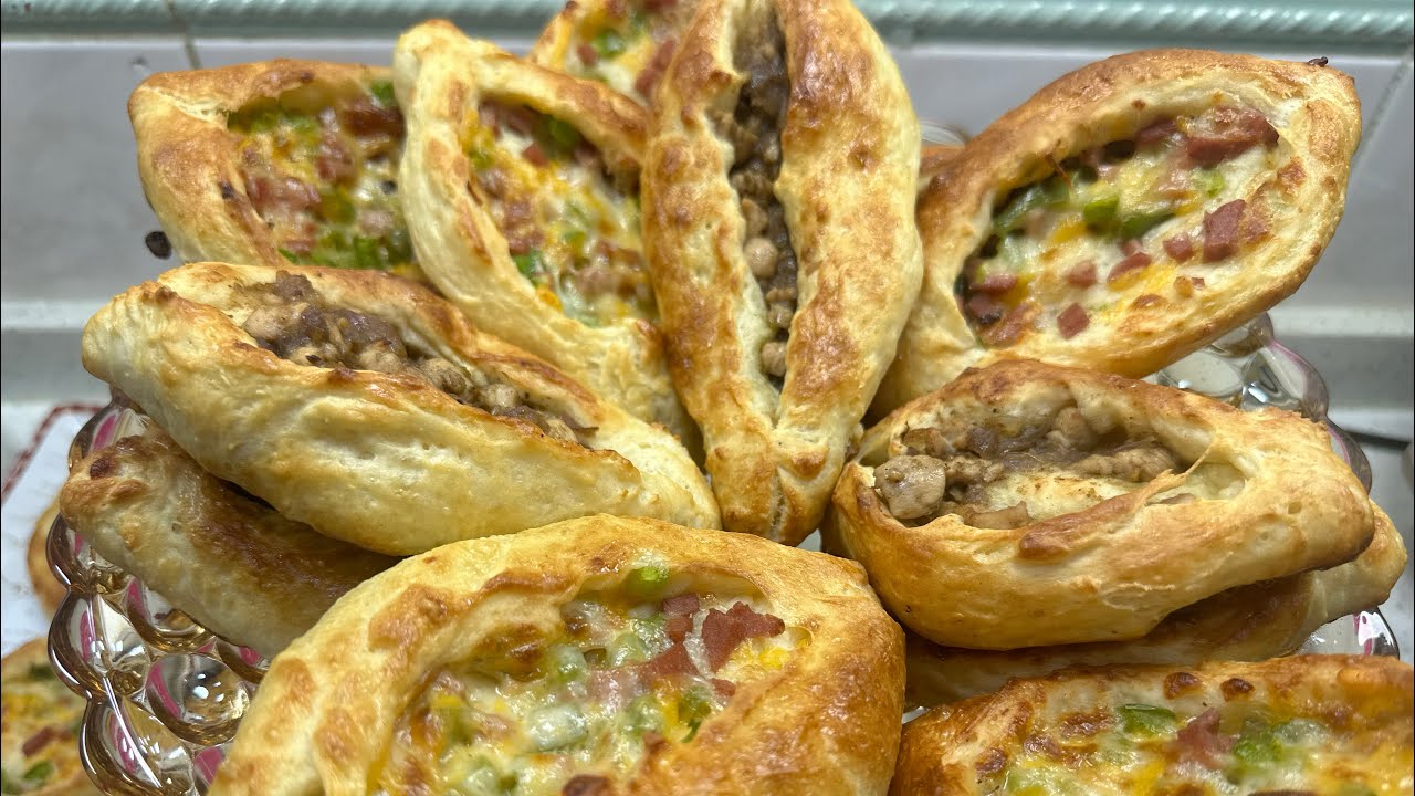 Arabica cheese 🧀 fatayer and chicken 🍗 fatayer Ramadan recipe - YouTube
