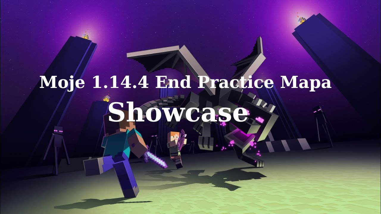 Showcase mojí 1.14.4 End Practice mapy! - YouTube