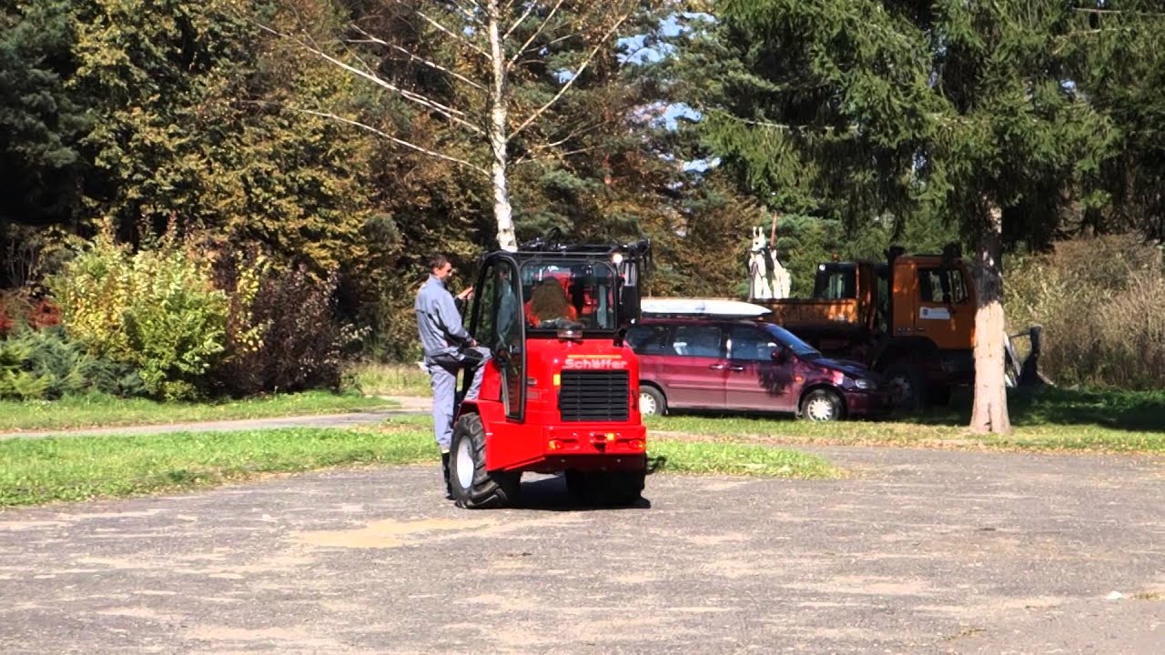 Pokaz pracy ładowarek Schaffer - Stomil AGRO 3/3 - YouTube