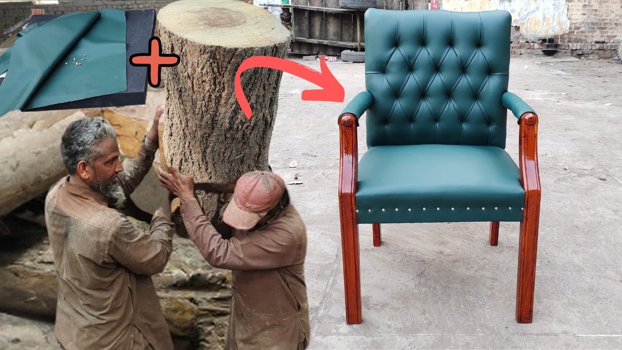 Making of Chesterfield Chair in Factory - Step by Step Full Video ...