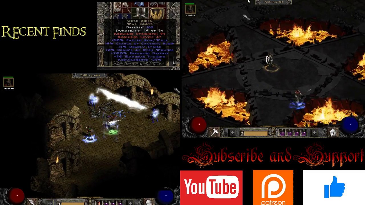 Diablo II Magic Finding with the Kolbot Dual Botting (Paladin/Sorc ...