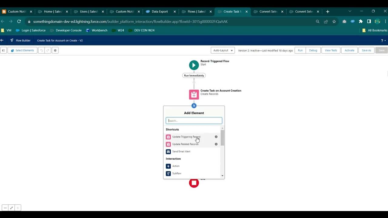 Custom Notifications Using Flow Insalesforce Youtube