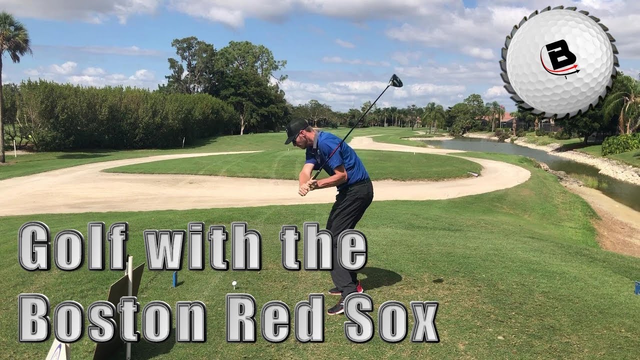 Golf with the Boston Red Sox - YouTube