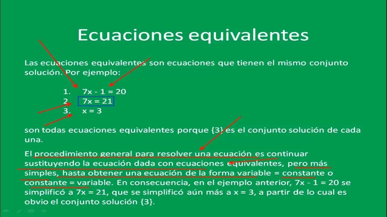 Curso de álgebra avanzada. Ecuaciones lineales. Vídeo 29 - YouTube