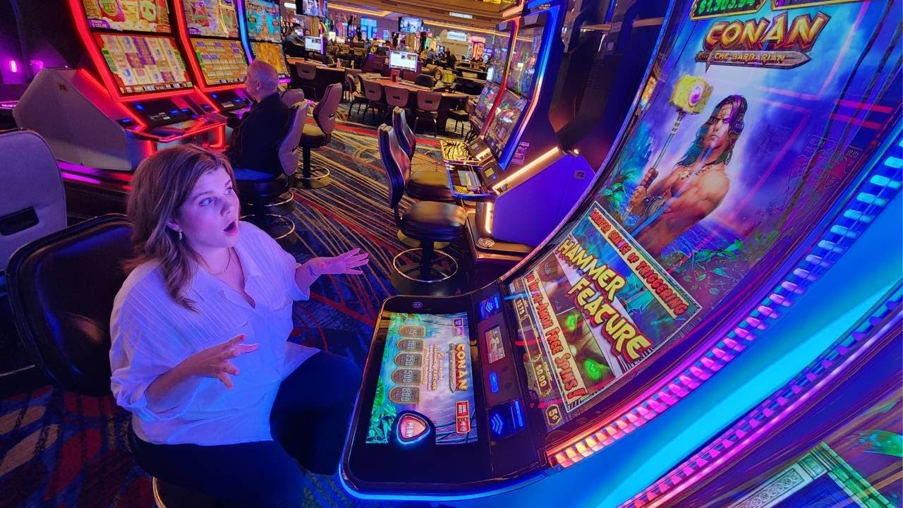 We Hit HUGE on the New Conan the Barbarian Slot Machine!! - YouTube