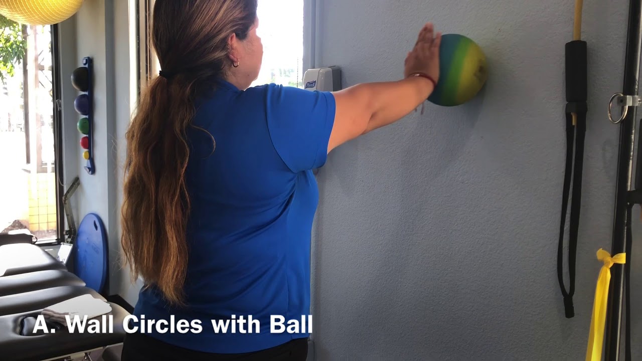 9. Shoulder Wall Exercises - YouTube