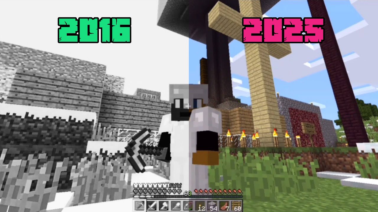 Visiting My Childhood Minecraft World After 9 Years - YouTube