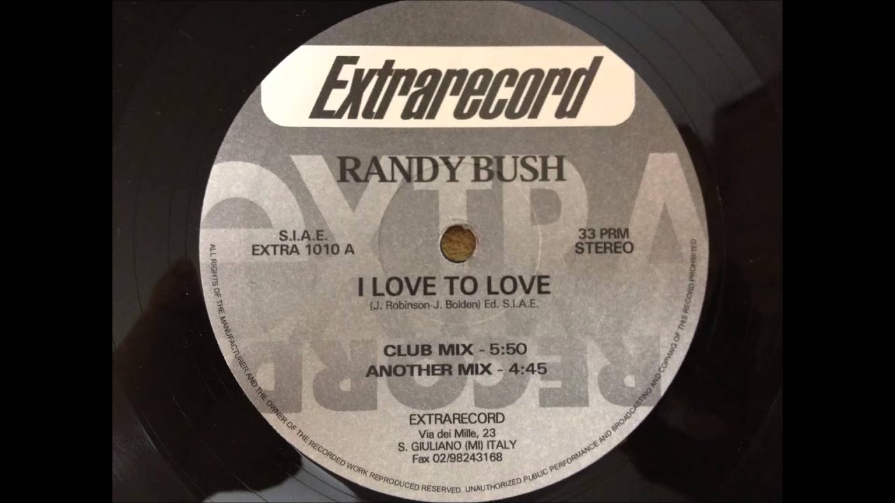 Randy Bush - I Love To Love - YouTube