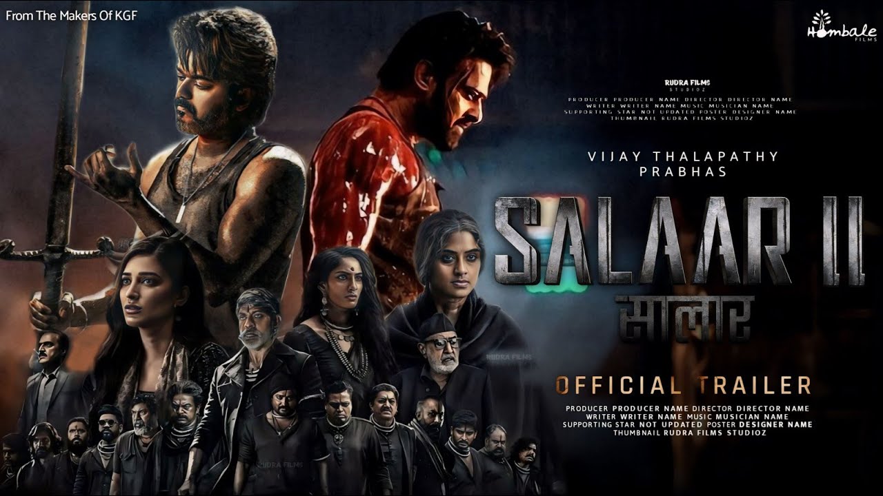 Salaar Part 2 - Shouryanga Parvam | Hindi Trailer | Prabhas | Prashant ...