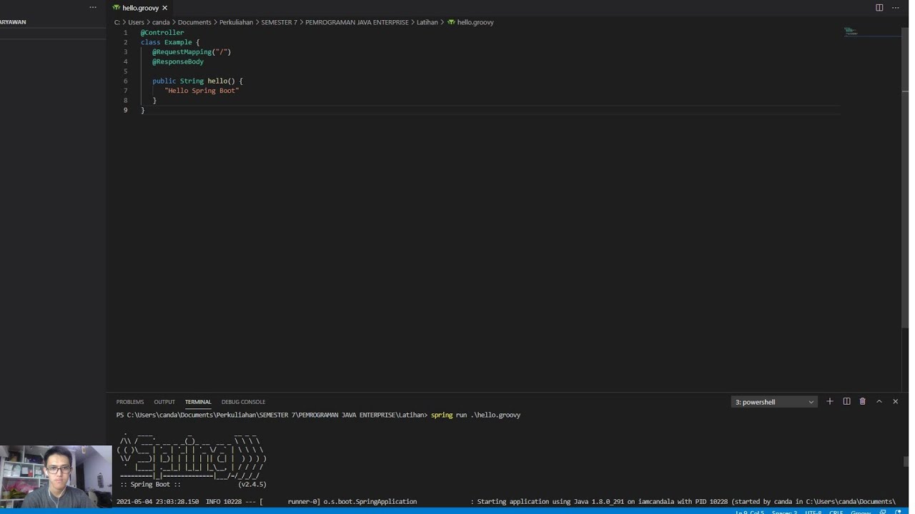 UTS Pemrograman Java Enterprise Setup Environment - 1811510021 -Arief Rachaman Hakim - YouTube