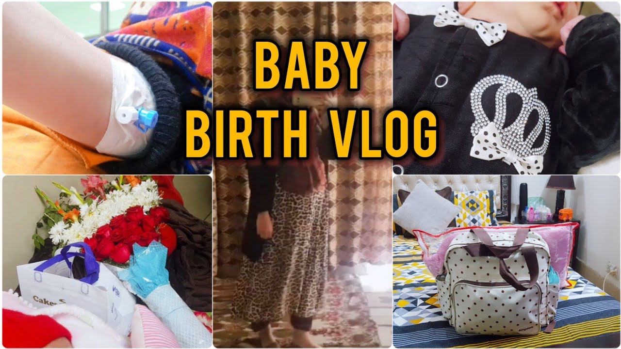 baby birth vlog / Normal delivery or c section ? Gender Reveal ...