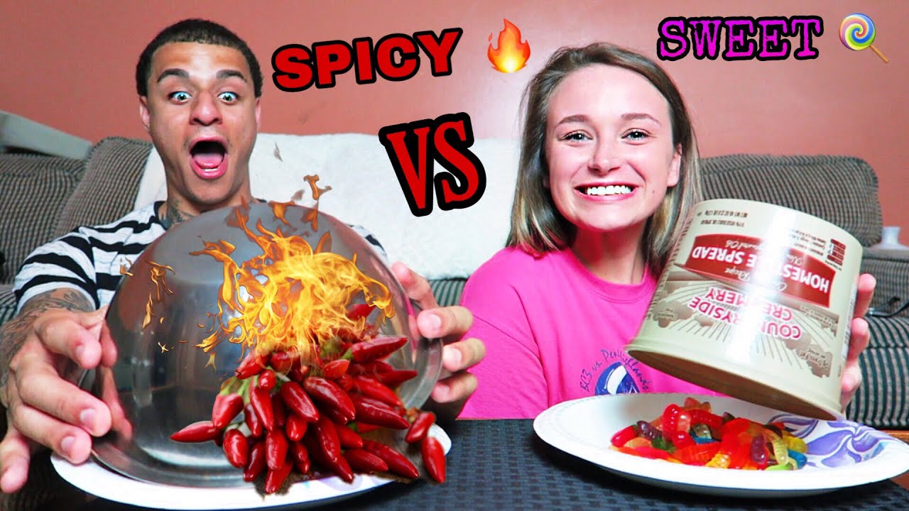 SPICY VS SWEET CHALLENGE 🌶 - YouTube