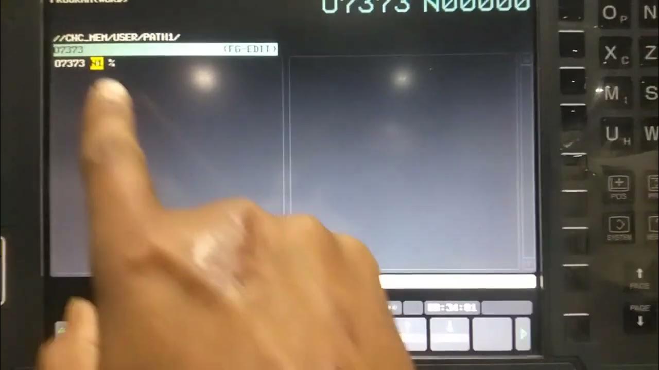 #How to make program cnc fanuc control.....#fanuc control may program ...