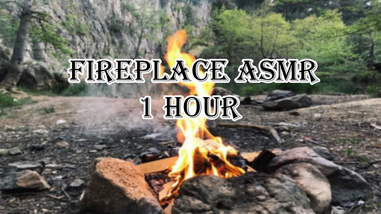 RELAXİNG FİREPLACE (1 HOUR) Crackling&Fire Sounds - YouTube