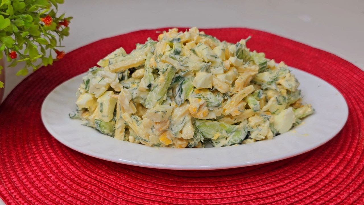Stunningly delicious salad "Odessa" from the simplest products! This ...