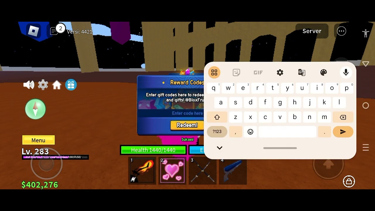 Reward Codes/Kode Redeem BLOX FRUIT terbaru 2024 - YouTube