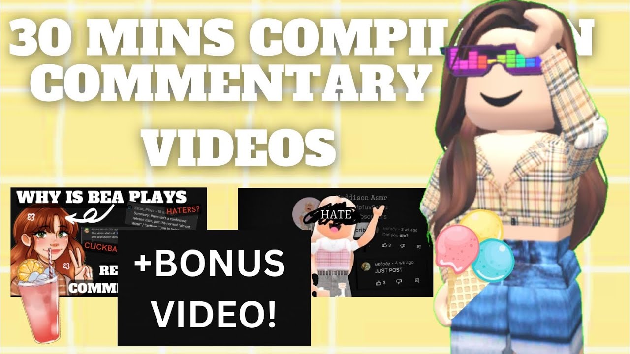 30 MIN COMPILATION OF ROBLOX COMMENTARY VIDEOS 🏝️ || Roblox rant/drama ...