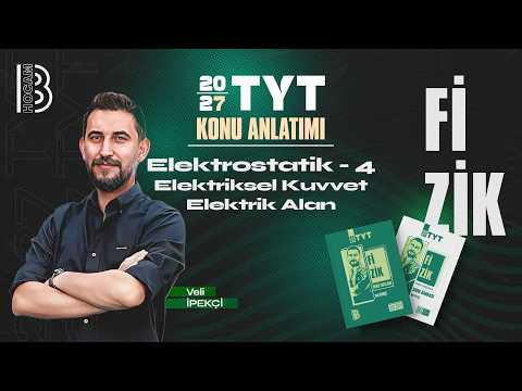 19) TYT Fizik - Elektrostatik 4 - Elektriksel Kuvvet - Elektrik Alan - Veli İPEKÇİ - 2027