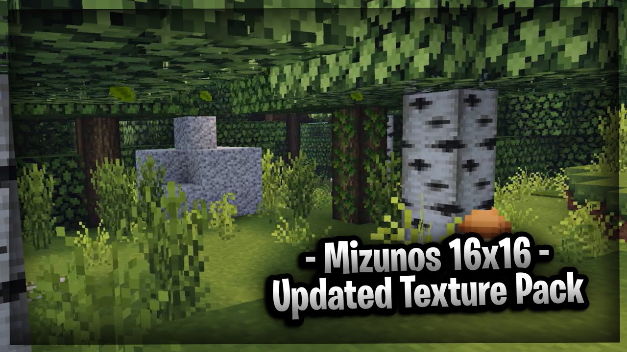 Mizunos 16x16 Updated Texture Pack - Minecraft Bedrock 1.21 - YouTube