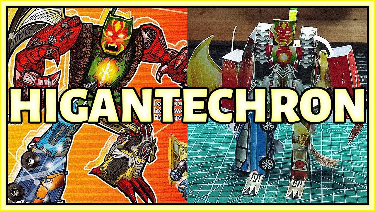 HIGANTECHRON, Combiner Set 2 | Speed Build | Jomike Tejido's Foldabots ...