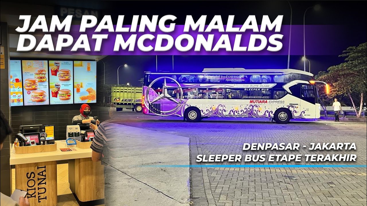 Naik slepeer bus paling malam dari surabaya ke jakarta || Trip Mutiara ...