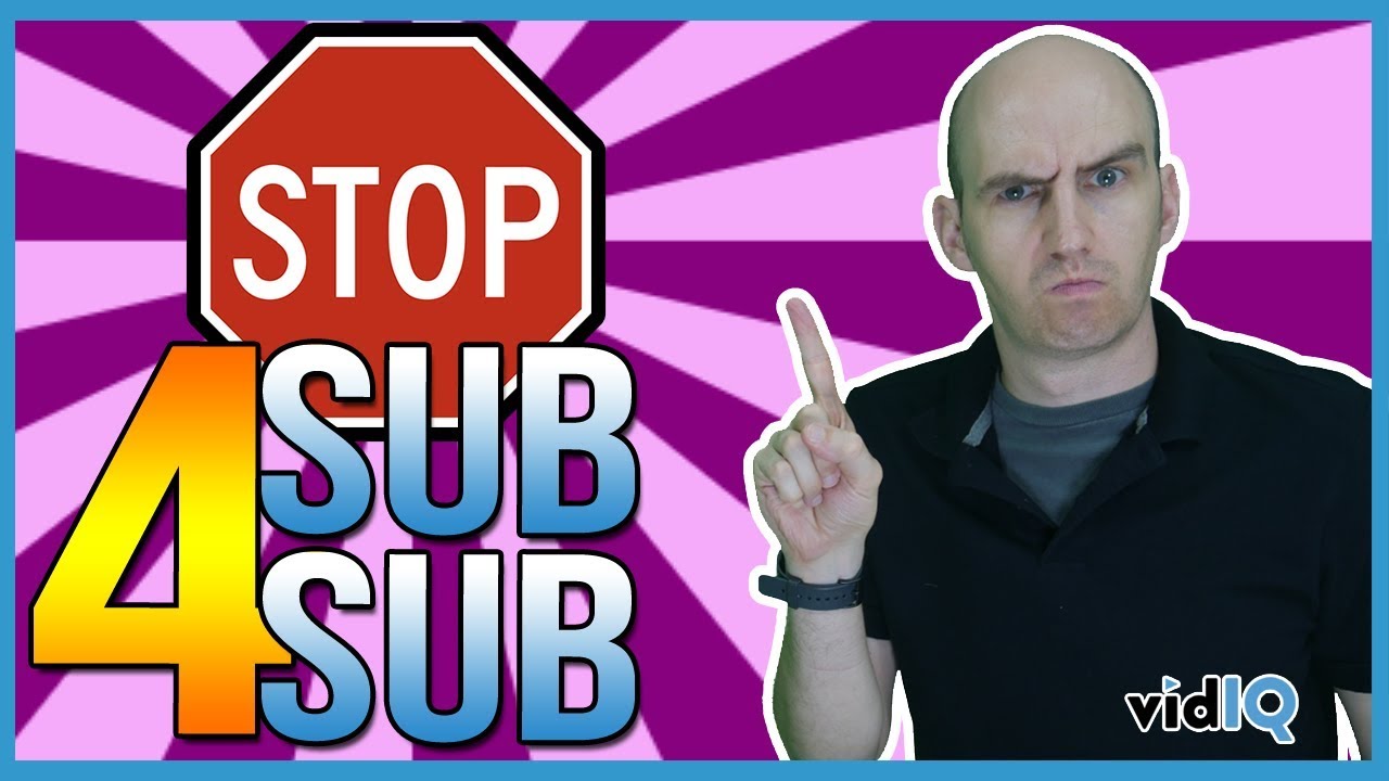 Sub4Sub is a TERRIBLE YouTube Strategy! How to Get Subscribers The ...