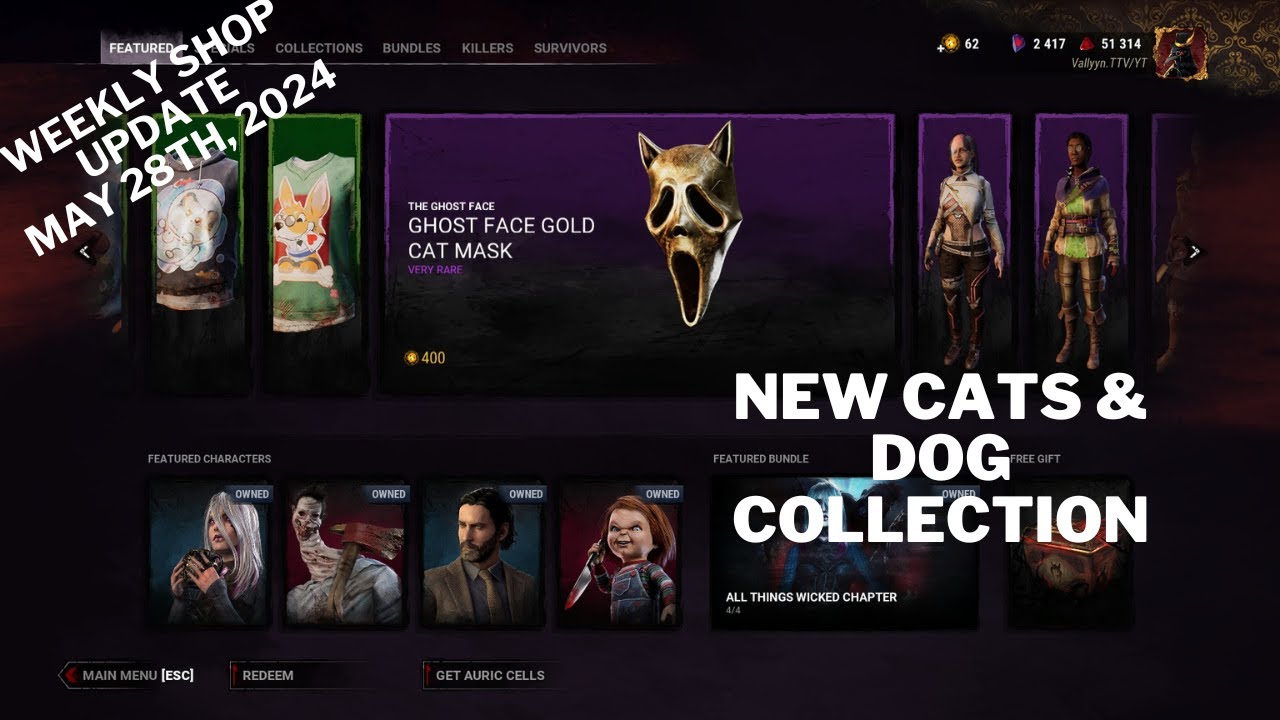 Kitty Ghost Face Mask! - Cats & Dog Collection - Dead by Daylight ...