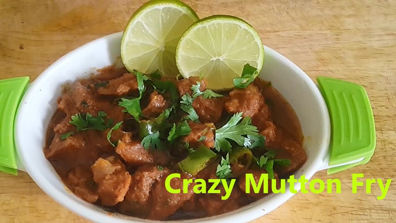 Mutton Fry Restaurant style - YouTube