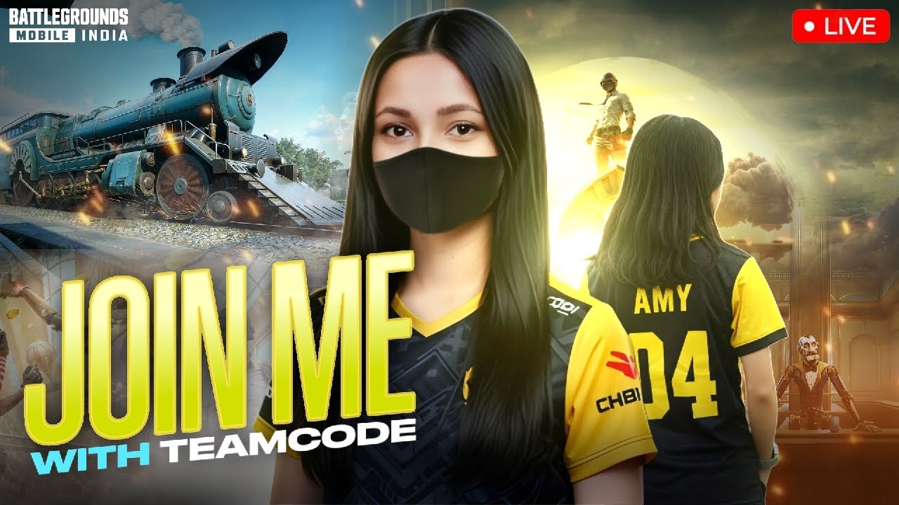 TEAMCODE AVAILABLE | GIRL GAMER | MISS AMY GAMING - YouTube